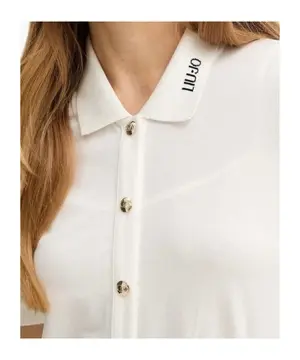 Liu Jo Collar-detail Button-up Mini Dress