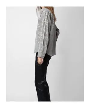 Zadig&Voltaire Slogan-print Silk Shirt