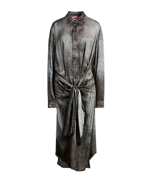 DIESEL® Satin Shirt Dress