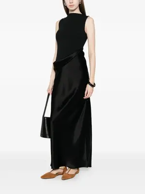 Nanushka Draped Sleeveless Maxi Dress - Black