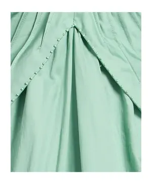 Farm Rio Flared Maxi Dress With Pleated Details