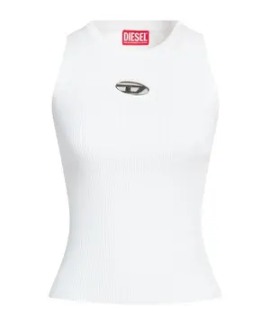 DIESEL® Solid Color Tops - White