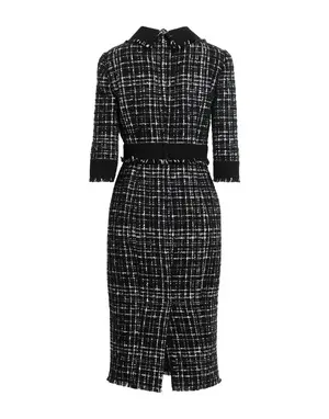 Dolce & Gabbana Tweed Crepe Dress