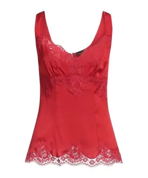 Dolce & Gabbana Solid Color Tops - Red