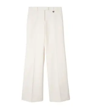 Burberry Cotton Blend Tailored Trousers