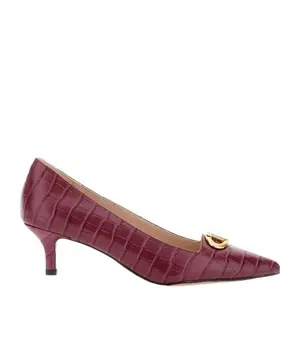 TWINSET Crocodile-effect Pumps