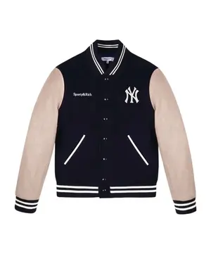 SPORTY  RICH Varsity Jacket