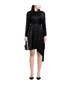 DIESEL® Long Sleeve Shirt Dress With Belt