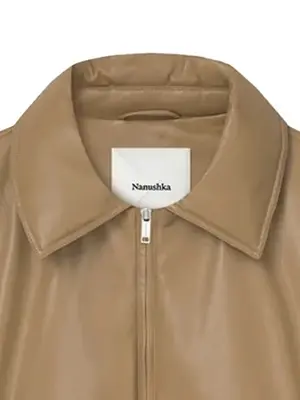 Nanushka Asger Balloon Jacket - Brown