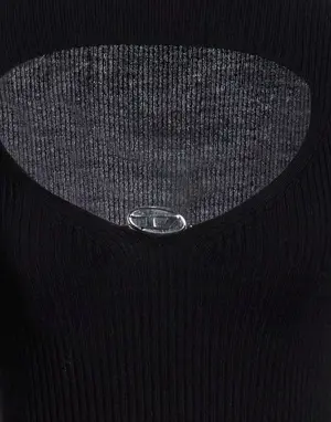 DIESEL® Solid-color Wool Knit Top