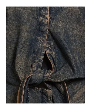 DIESEL® Vintage Wash Denim Shirt Dress