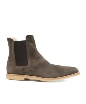 COMMON PROJECTS Suede Chelsea Boots - Brown