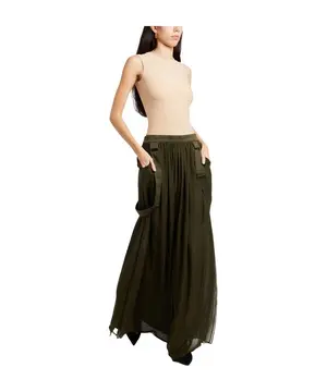 Max Mara Solid-colored Flare Skirt