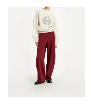 ROTATE BY BIRGER CHRISTENSEN Crewneck Long Sleeve Sweatshirt With Letter Print
