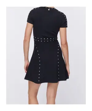 Liu Jo Studded Knit Mini Dress