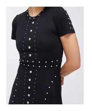 Liu Jo Studded Knit Mini Dress