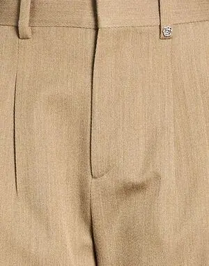 Burberry Solid Color Casual Trousers