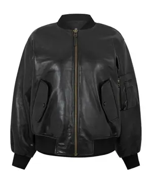 ANINE BING Leon Bomber - Black