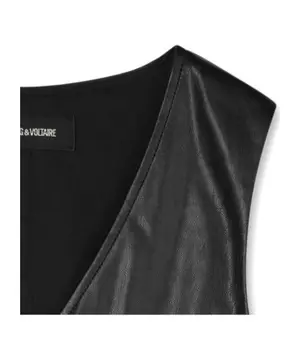 Zadig&Voltaire Leather Waistcoat