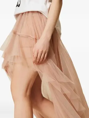 TWINSET X Myfo Asymmetric Tulle Skirt