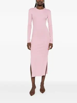 Nanushka Long-sleeve Cut-out Midi Dress