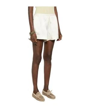 Soft Goat Elasticated-waistband Shorts