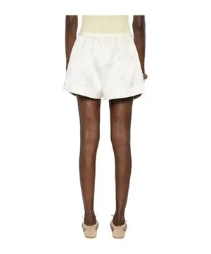 Soft Goat Elasticated-waistband Shorts