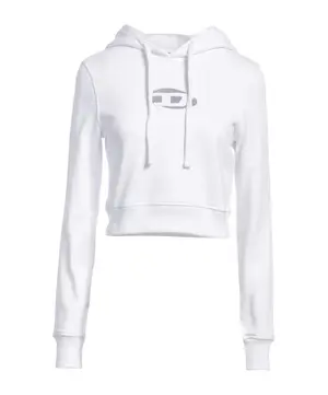 DIESEL® Solid-color Hoodie - White