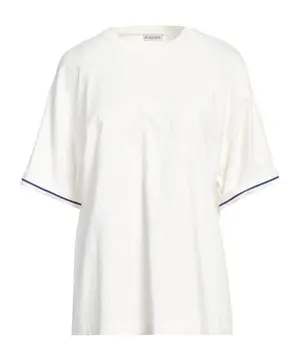 Burberry Simple Solid-color T-shirt - White