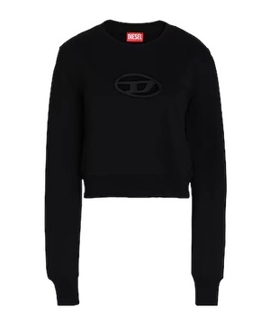 DIESEL® Cropped Crewneck Sweatshirt