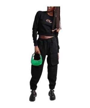 DIESEL® Cropped Crewneck Sweatshirt