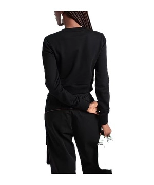 DIESEL® Cropped Crewneck Sweatshirt