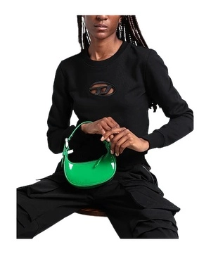 DIESEL® Cropped Crewneck Sweatshirt