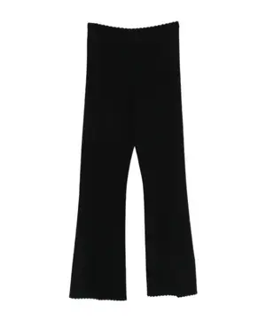 TWINSET Scallop-shaped Trim Casual Pants