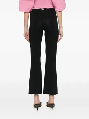 TWINSET Scallop-shaped Trim Casual Pants