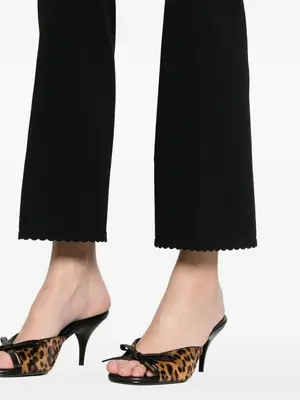 TWINSET Scallop-shaped Trim Casual Pants