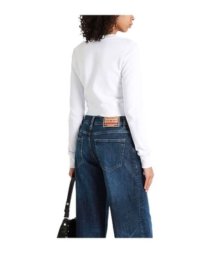 DIESEL® Cropped Crewneck Sweatshirt