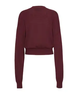 ROTATE BY BIRGER CHRISTENSEN Crewneck Long Sleeve Sweater - Red