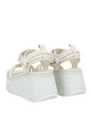Chloé Suede Wedge Sandals