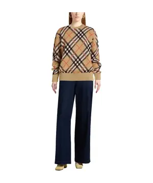 Burberry Classic Checkered Knit Sweater