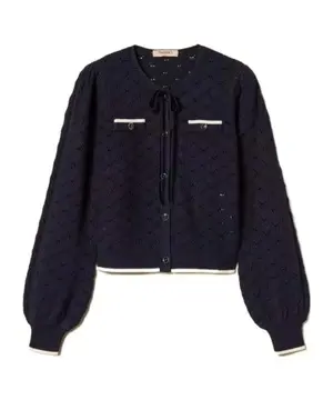 TWINSET Embellished Knitwear With Bow Detail - Black