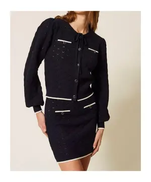 TWINSET Embellished Knitwear With Bow Detail