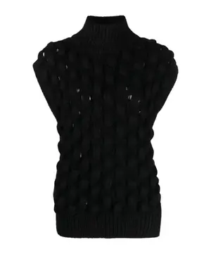 SIMONE ROCHA Sleeveless Turtleneck Sweater