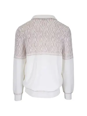Brunello Cucinelli Patterned Zip Sweatshirt