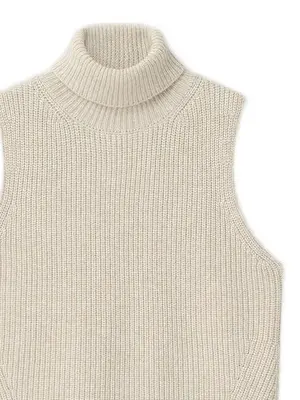 Nanushka Fennec Knitted Turtleneck Vest