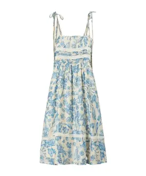 TWINSET Floral-pattern Midi Dress - White