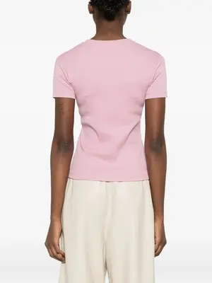 Nanushka Slim Fit Cropped T-shirt