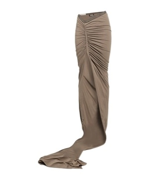 Rick Owens Asymmetrical Draped Jersey Dress