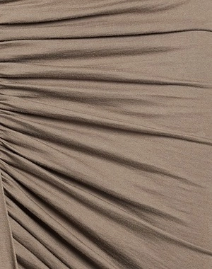 Rick Owens Asymmetrical Draped Jersey Dress
