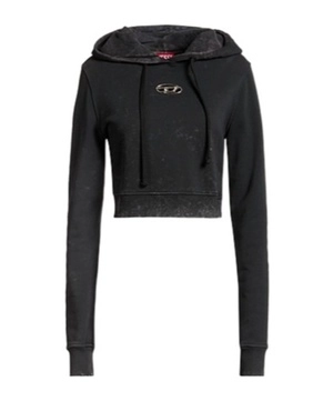DIESEL® Cropped Hooded Sweatshirt